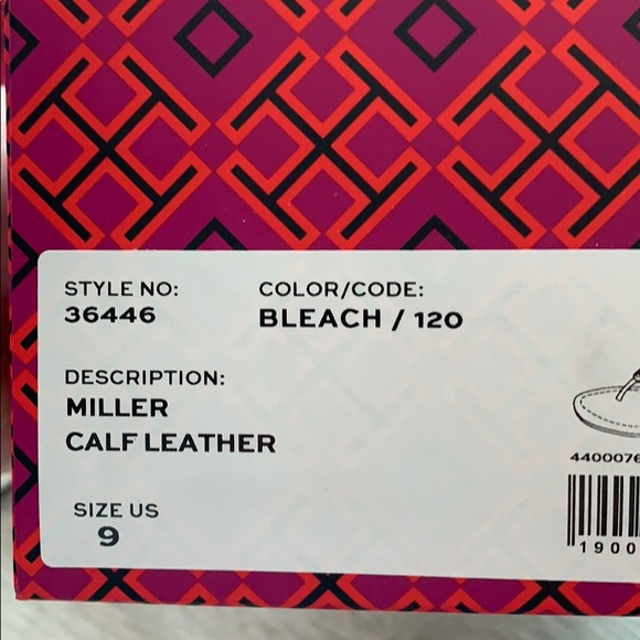 Tory Burch | Shoes | Brand New Tory Burch Miller Sandals In Bleach ...